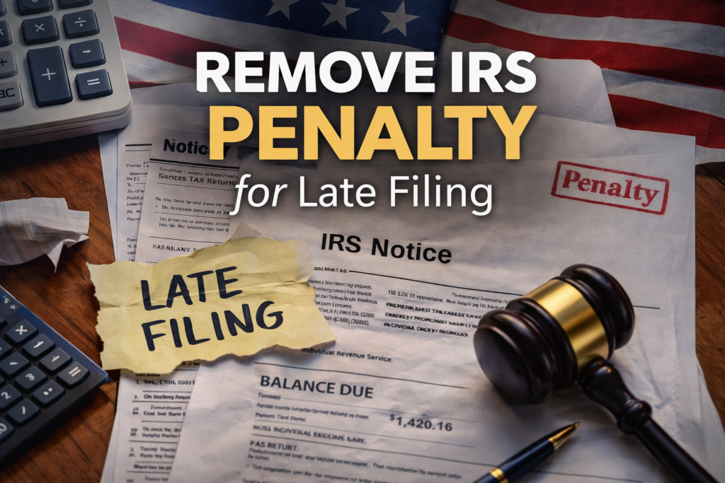 Remove IRS Penalty for Late Filing (Step-by-Step Guide)